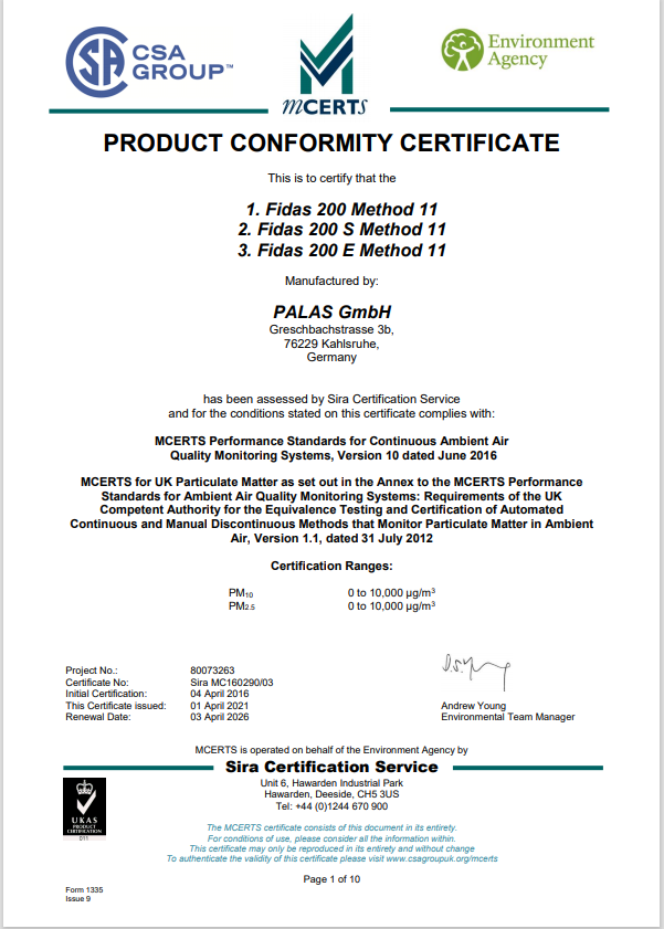 Fidas® 200 S - Product Lines - Palas