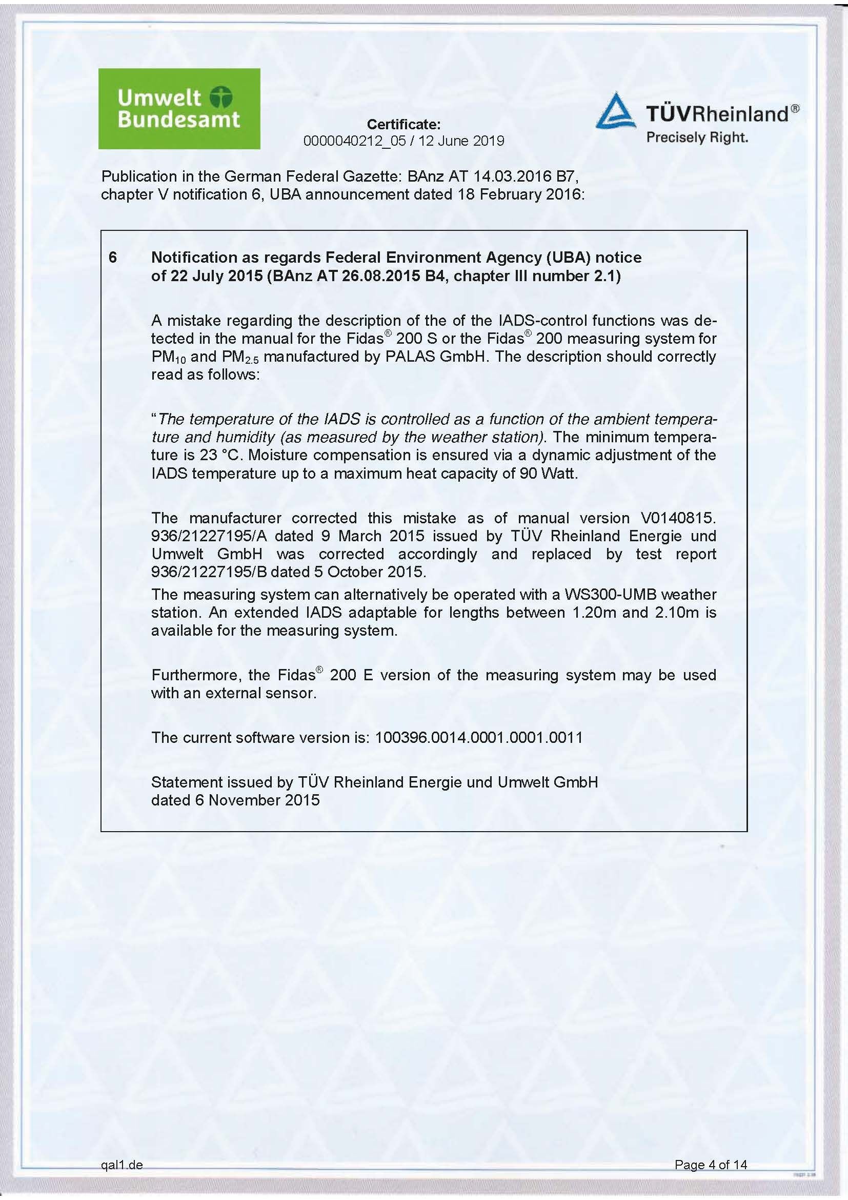 Fidas® 200 S - Product Lines - Palas